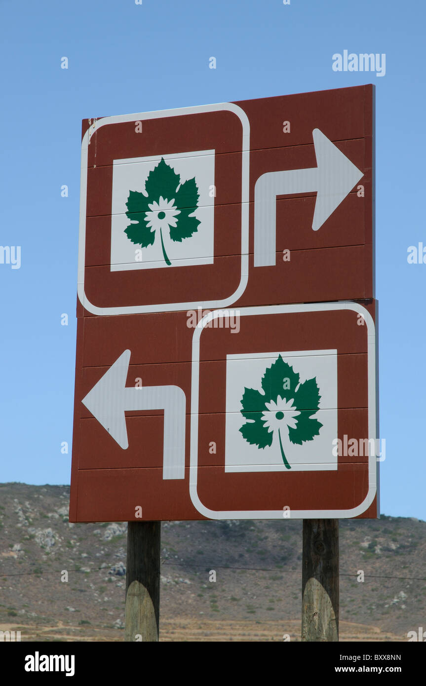 South African road sign indicating flowers Stock Photo - Alamy