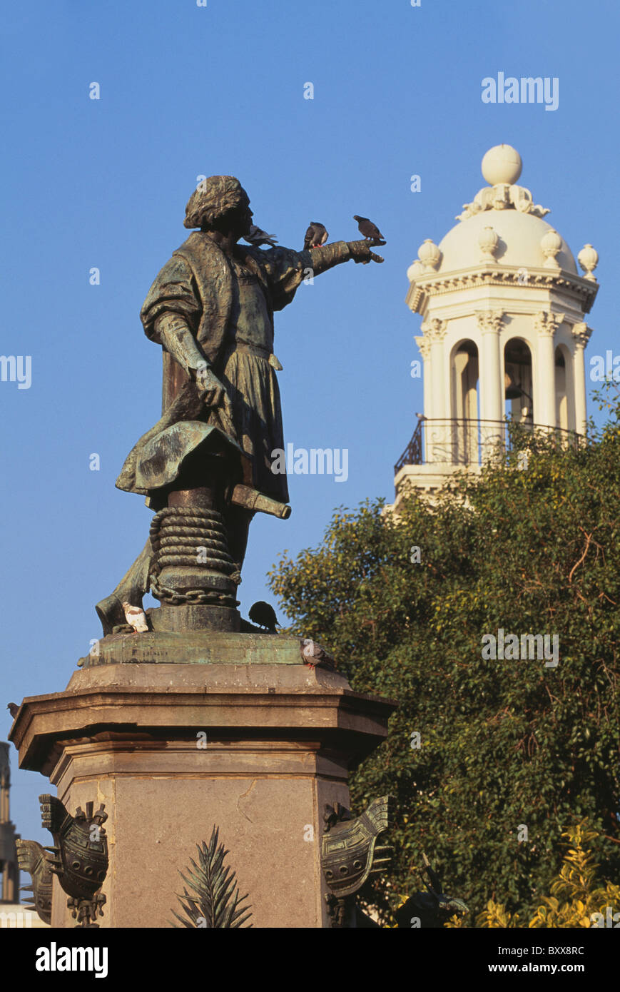 Monument of Columbus in Santo Domingo, Dominican Republic Stock Photo ...