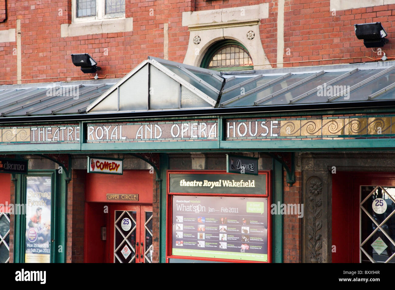 Theatre Royal and Opera House Wakefield West Yorkshire England Stock ...