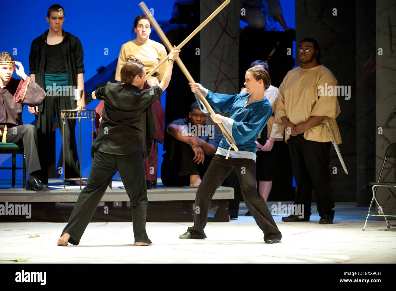 Hamlet play stage High Resolution Stock Photography and Images - Alamy