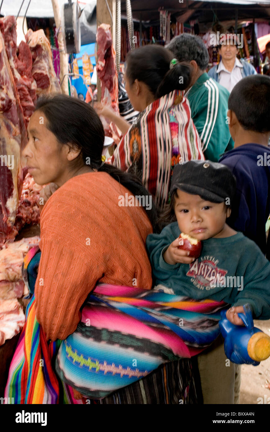Market in Chichicastenango, Guatemala Stock Photo - Alamy