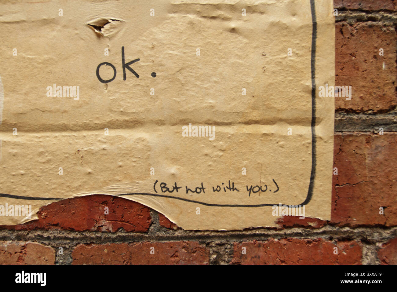 Not ok hi-res stock photography and images - Alamy