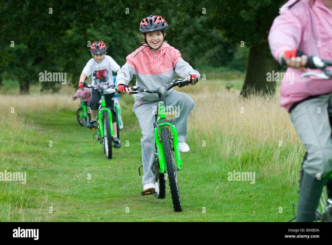 12 Year Old Girl Cycling High Resolution Stock Photography and Images ...