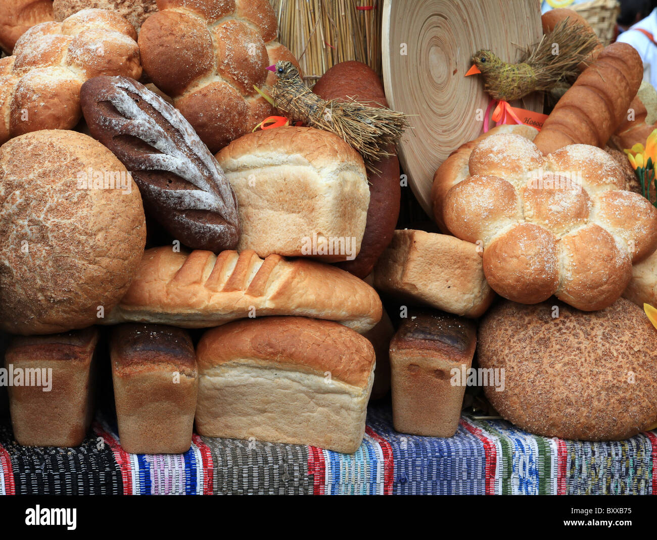 Large round loaf of bread hi-res stock photography and images - Alamy
