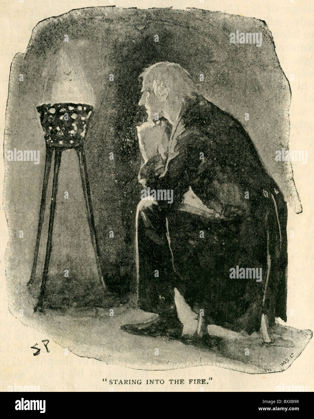 Sherlock Holmes; "Staring into the fire"; July to December 1891 Stock ...