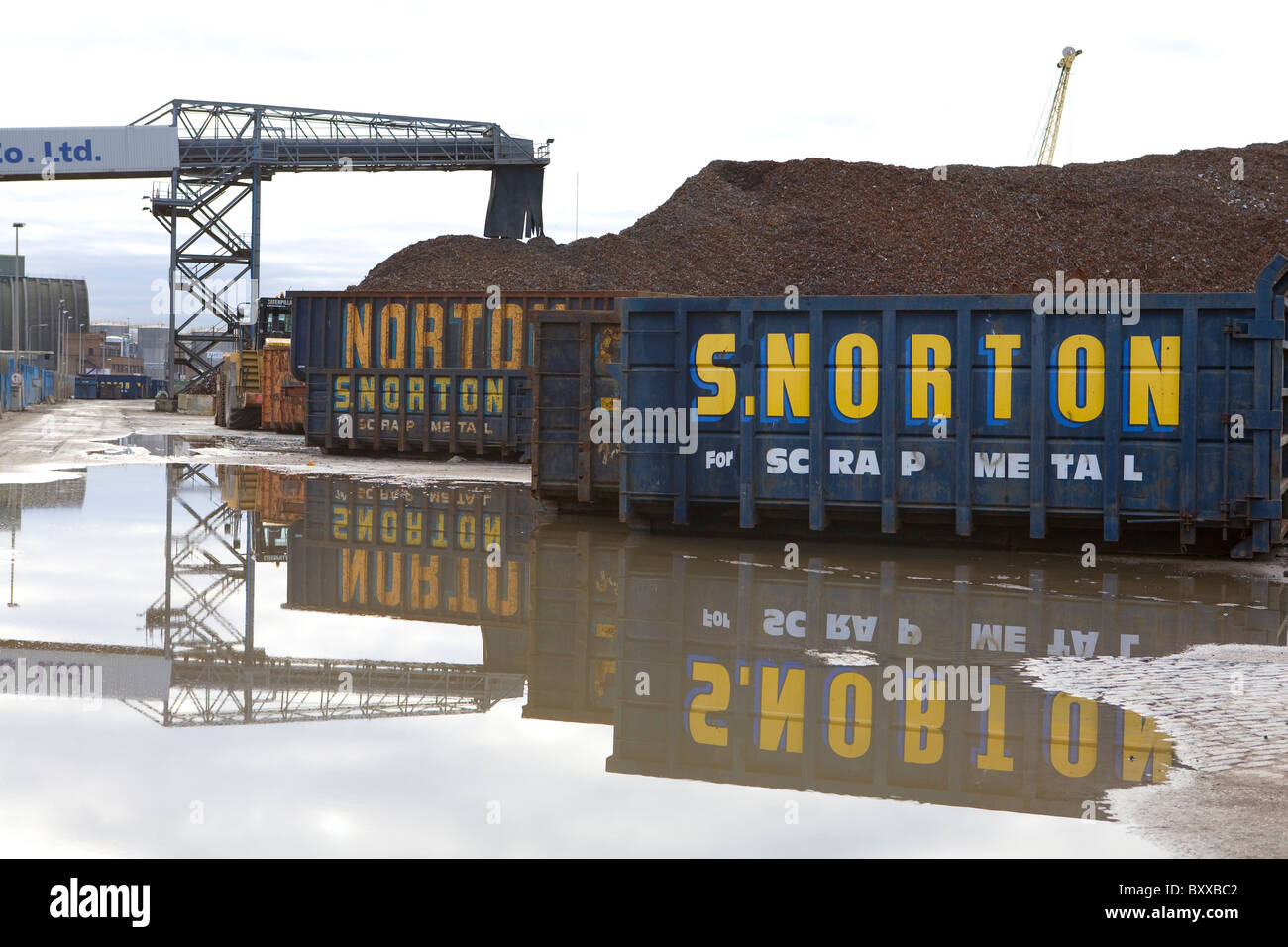 Scrap Metal Merchants S. Norton Skip and Salvage yard, Liverpool ...