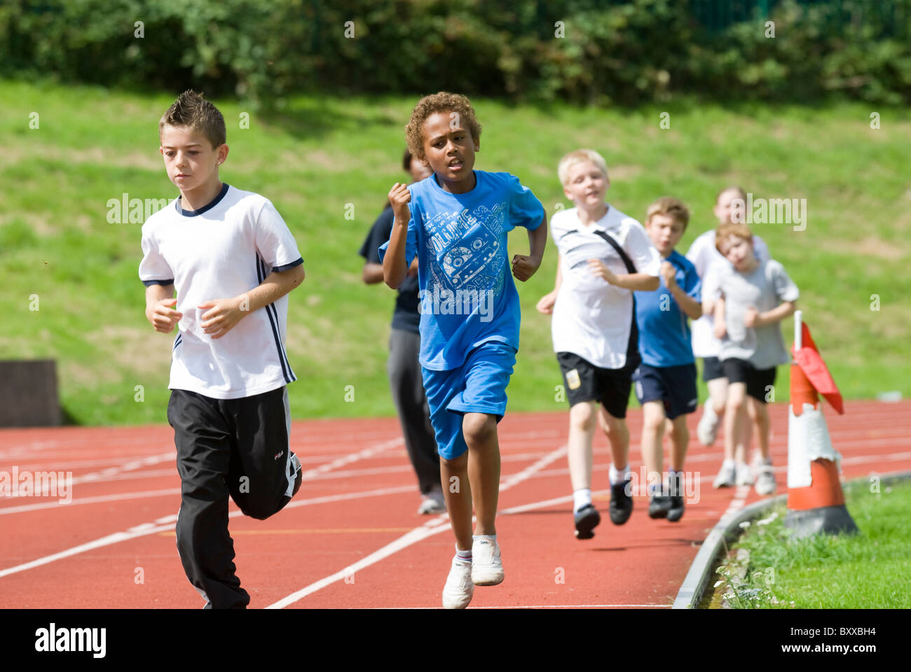 Race Runner Running Teens Sports High Resolution Stock Photography and ...