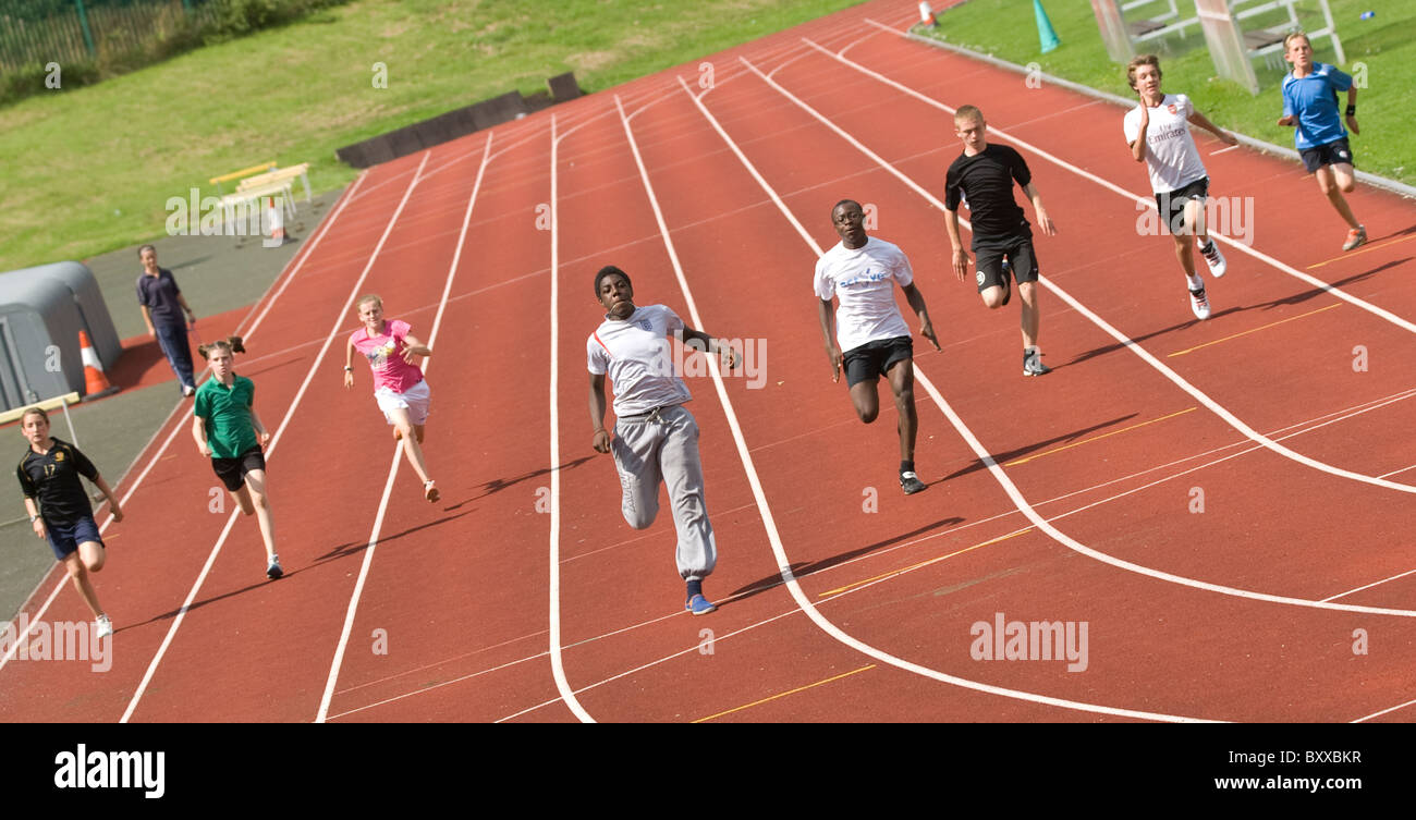 Child Running In Relay Race High Resolution Stock Photography and ...