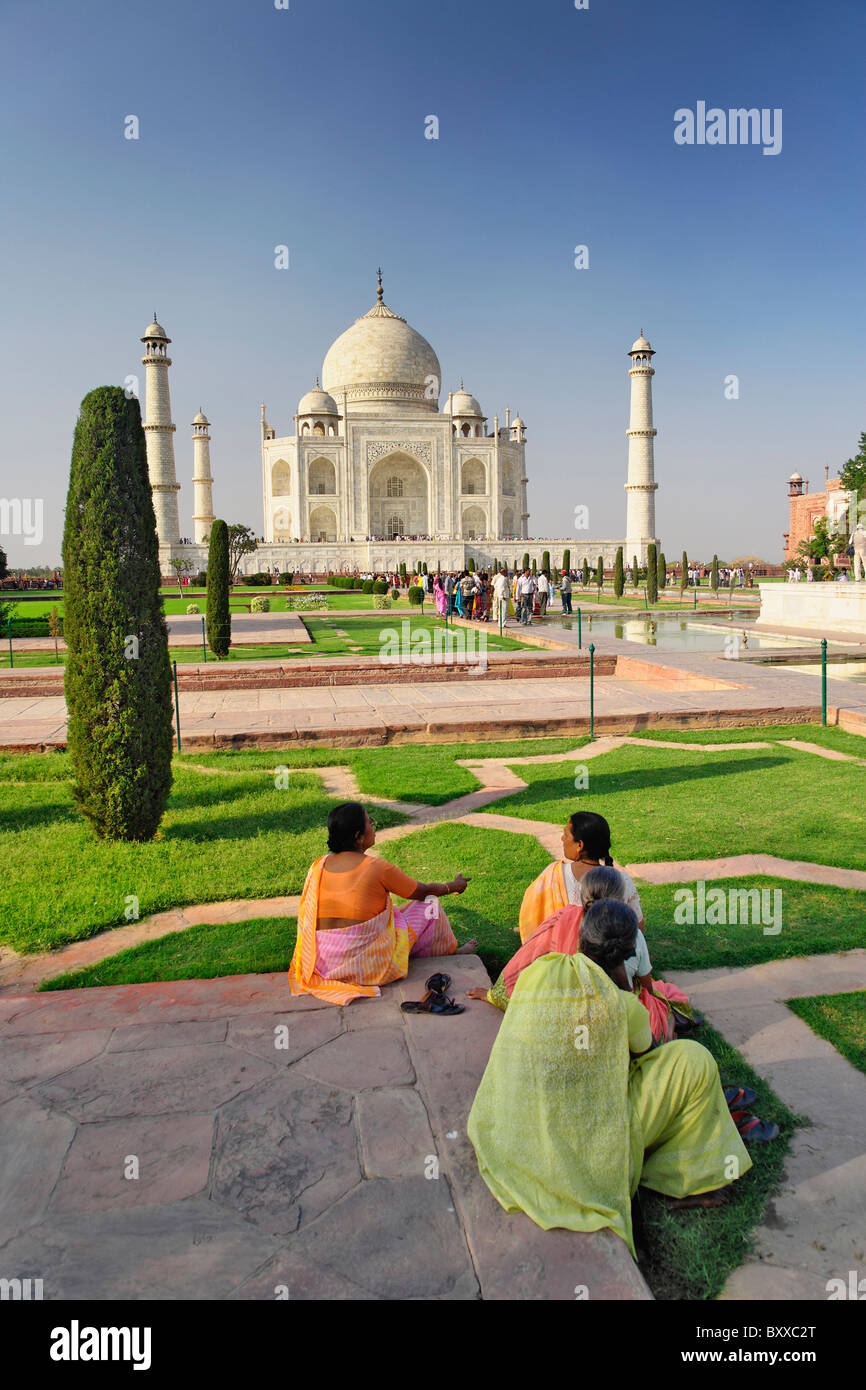 Taj Mahal, a mausoleum located in Agra, India, built by Mughal Emperor ...