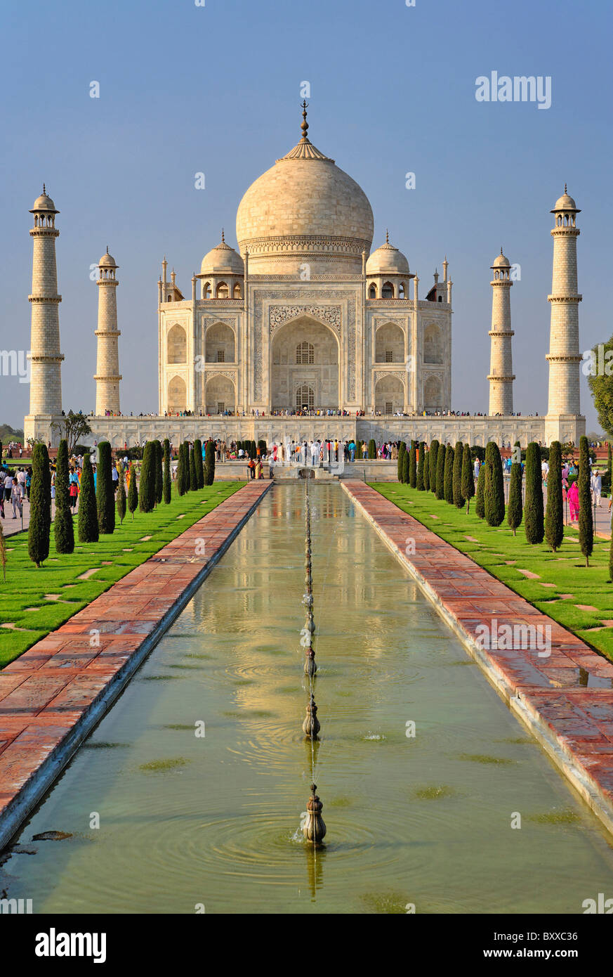 Taj Mahal, a mausoleum located in Agra, India, built by Mughal Emperor ...