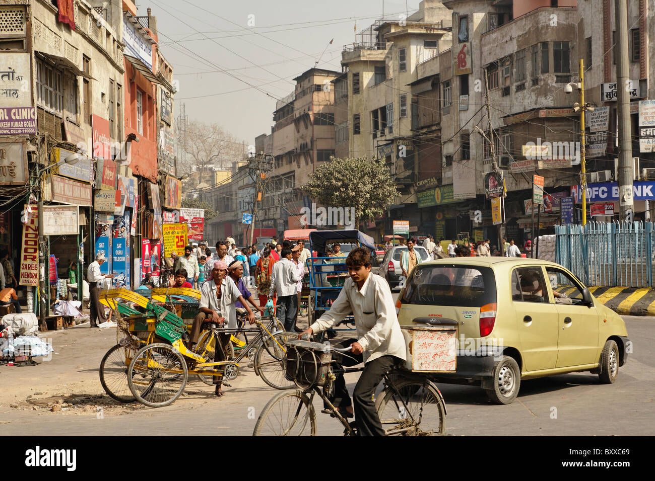 Busy streets of Delhi, India Stock Photo - Alamy