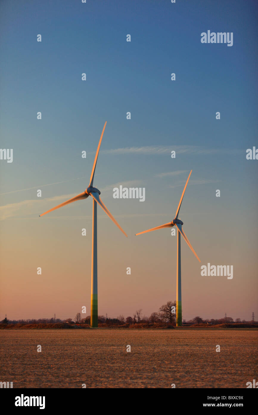 windmills in Southwestern Ontario Stock Photo - Alamy