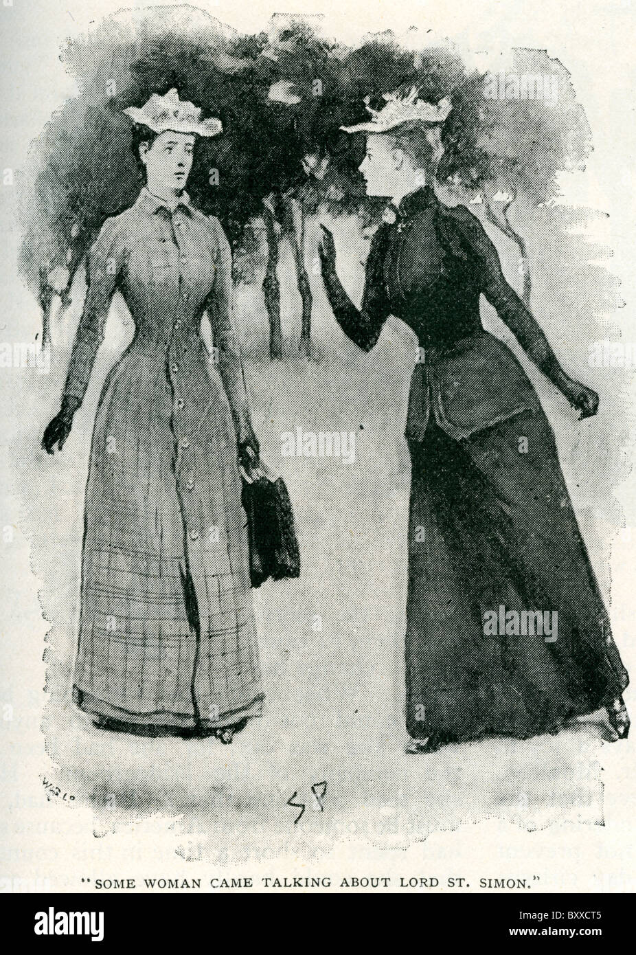 Sherlock Holmes; "Some woman came talking about Lord St. Simon ...