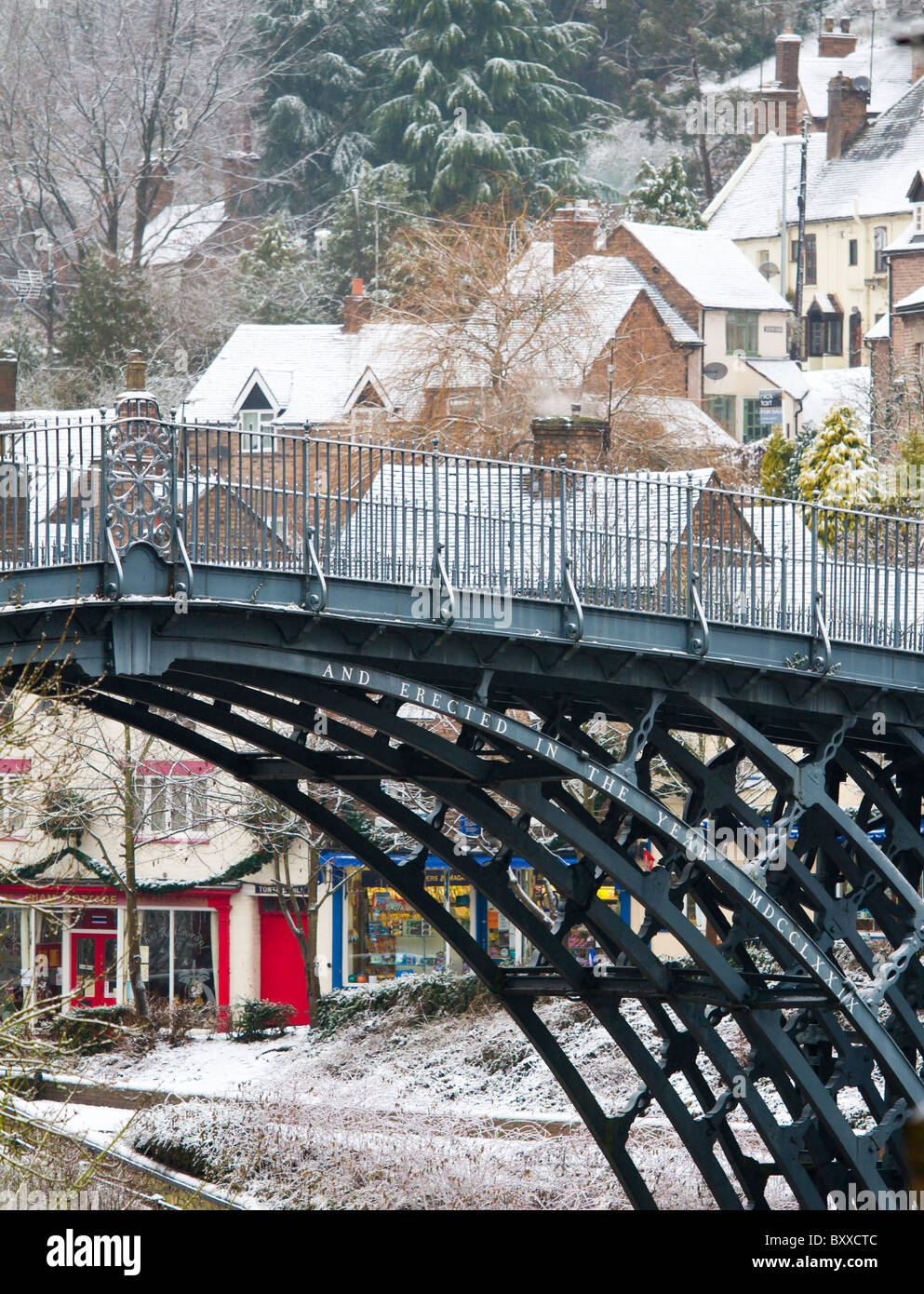 The Iron Bridge, Ironbridge, Telford, Shropshire. Birthplace of the ...