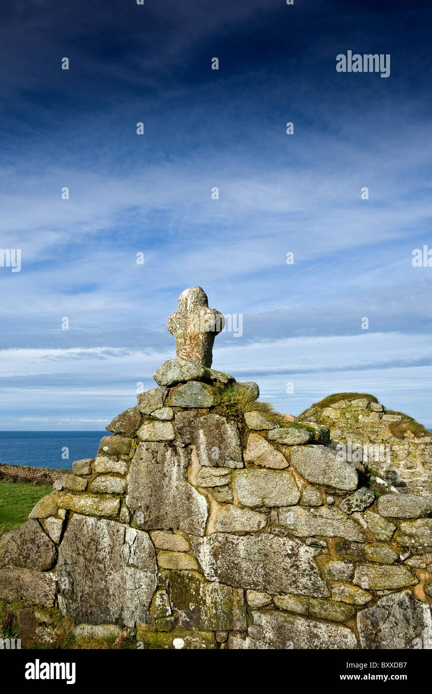 St Helens Oratory at Cape Cornwall in London. Photograph by Gordon ...