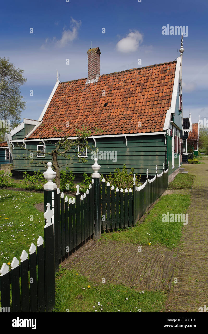 Classic Dutch homes, Zaanse Schans, Holland, Netherlands Stock Photo ...