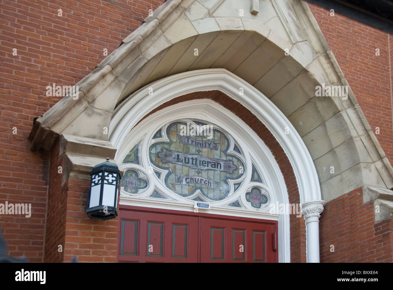 Historic Soulard; Trinity Lutheran Church Stock Photo - Alamy