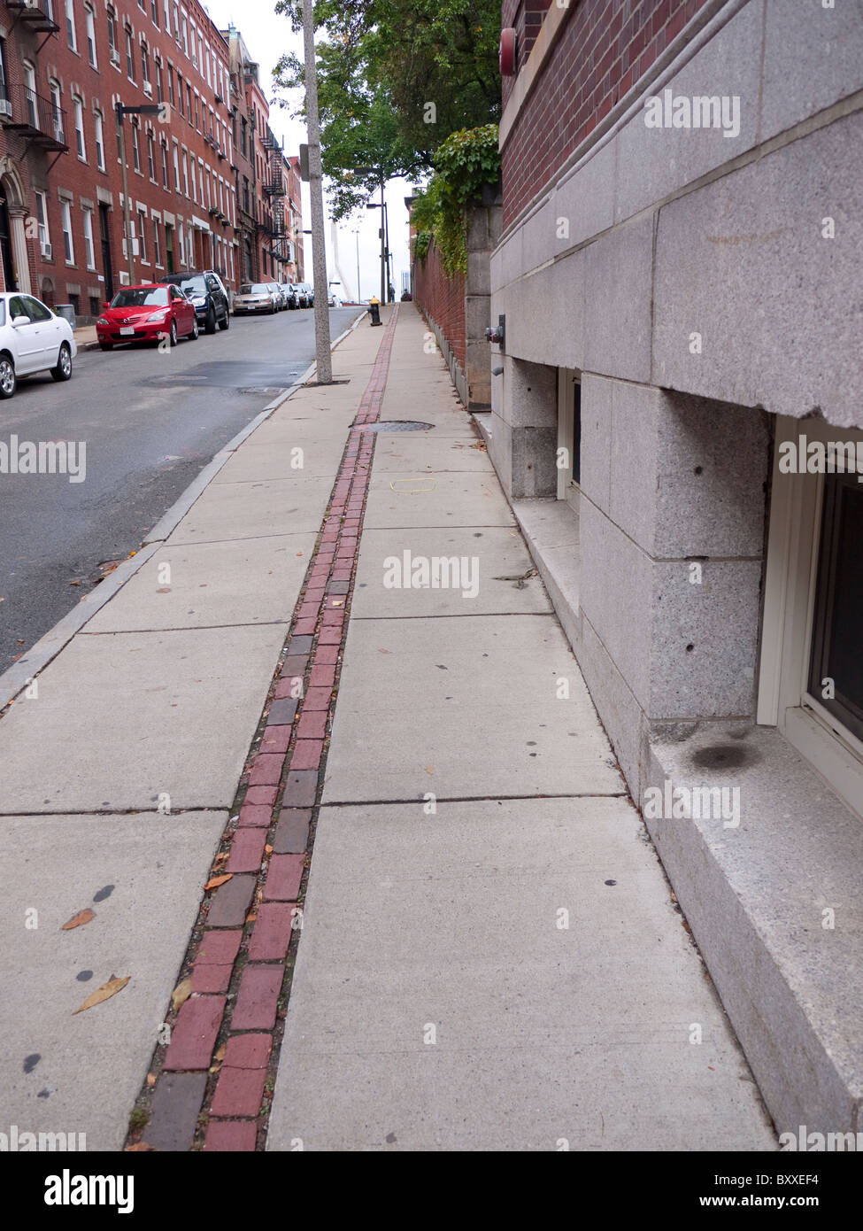 The Freedom Trail in the City of Boston, capital of Massachusetts in ...
