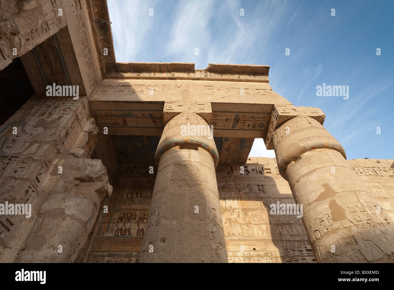 Portico At Medinet Habu High Resolution Stock Photography and Images - Alamy