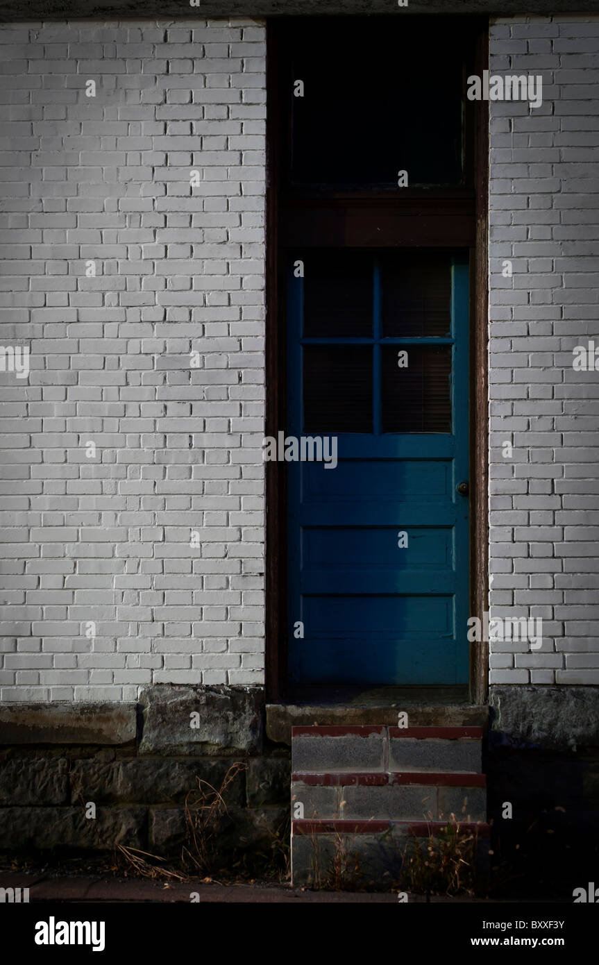 A Blue Door Stock Photo - Alamy