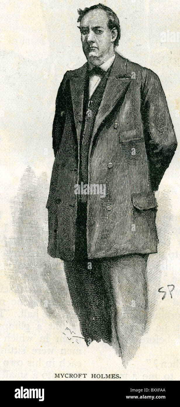 Sherlock Holmes; "Mycroft Holmes"; July to December 1893 Stock Photo ...