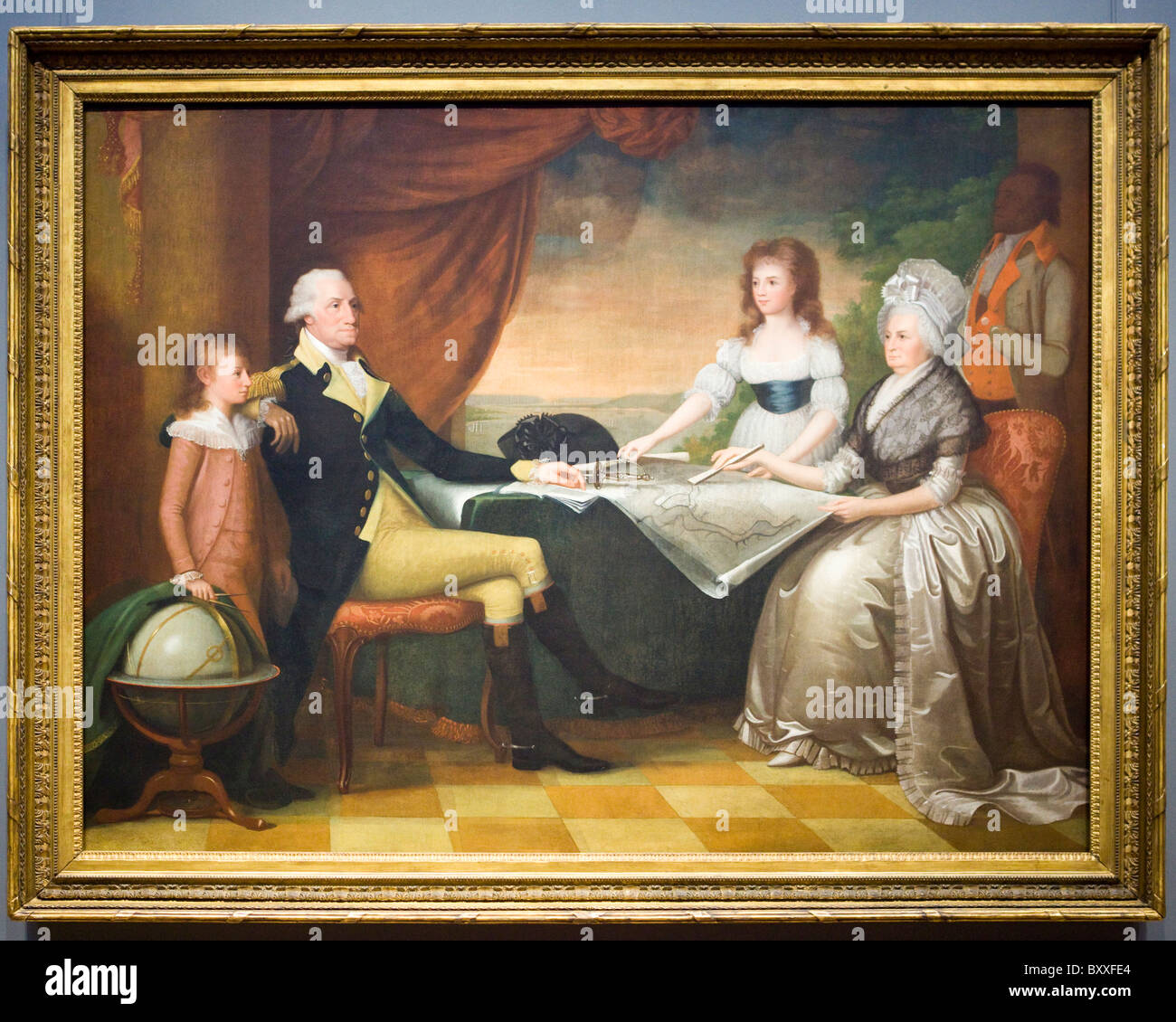 George Washington Family Portrait Stock Photos & George Washington ...