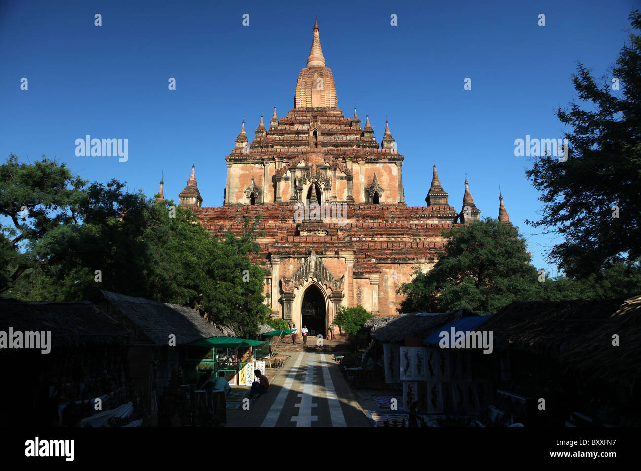 The Sulamani Temple, a major Buddhist site in Bagan, Myanmar. (Burma ...