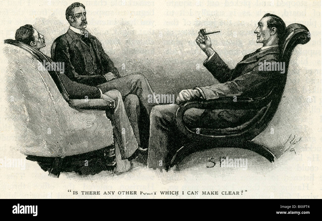 Sidney paget sherlock holmes hi-res stock photography and images - Alamy