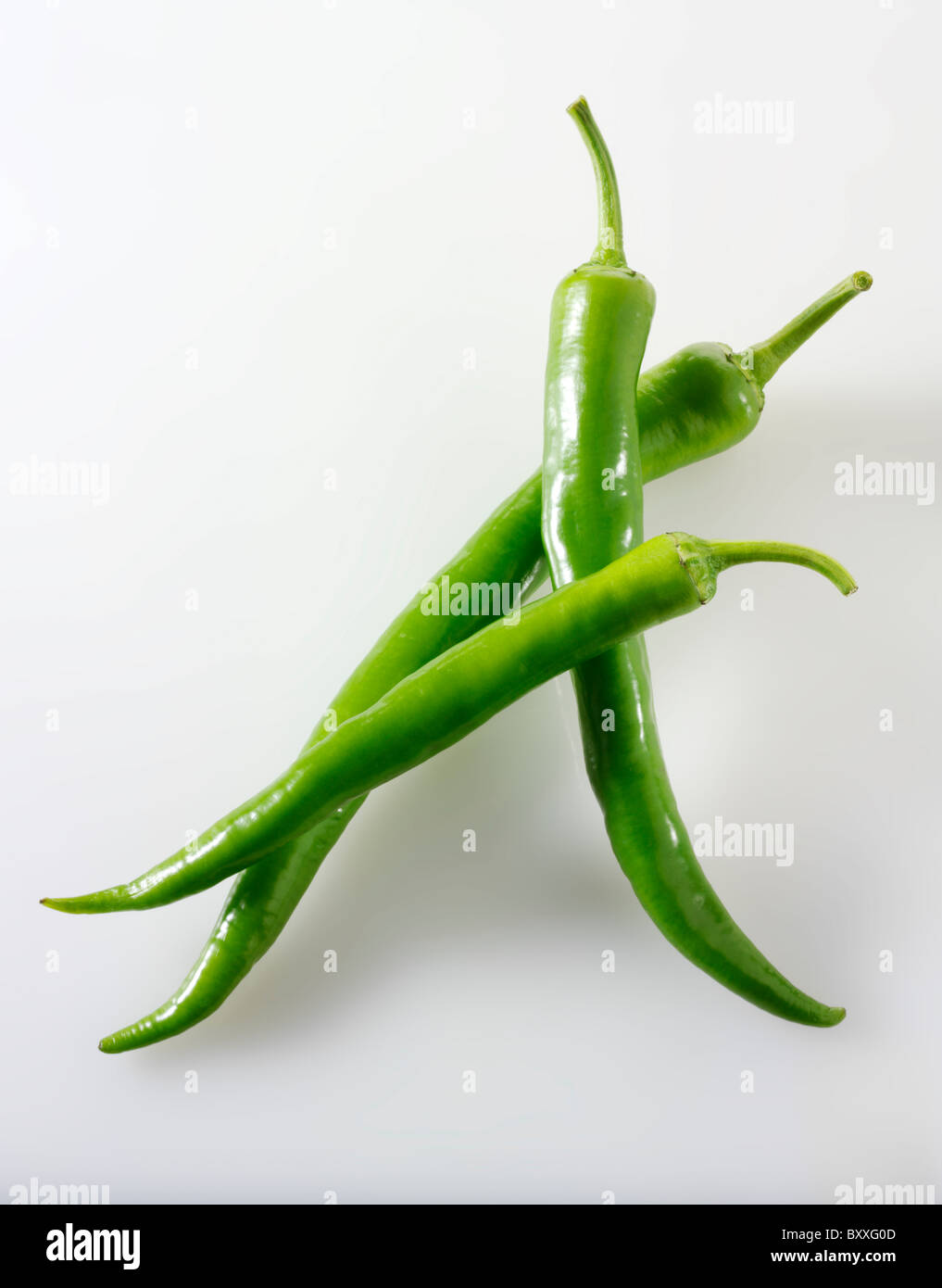 Green chili uncut Stock Photo - Alamy