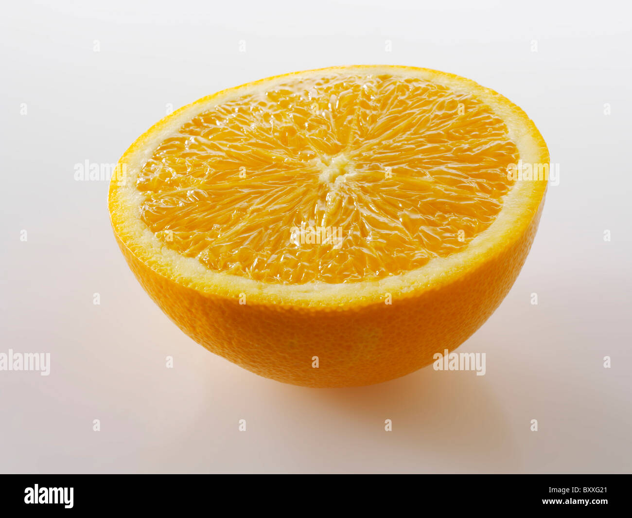 Fresh Orange halves Stock Photo - Alamy