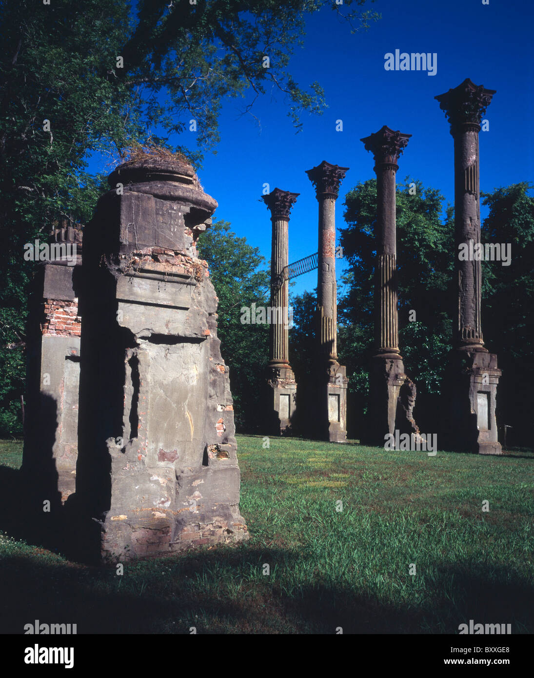 Windsor Ruins, Alcorn, Mississippi - antebellum plantation mansion ...
