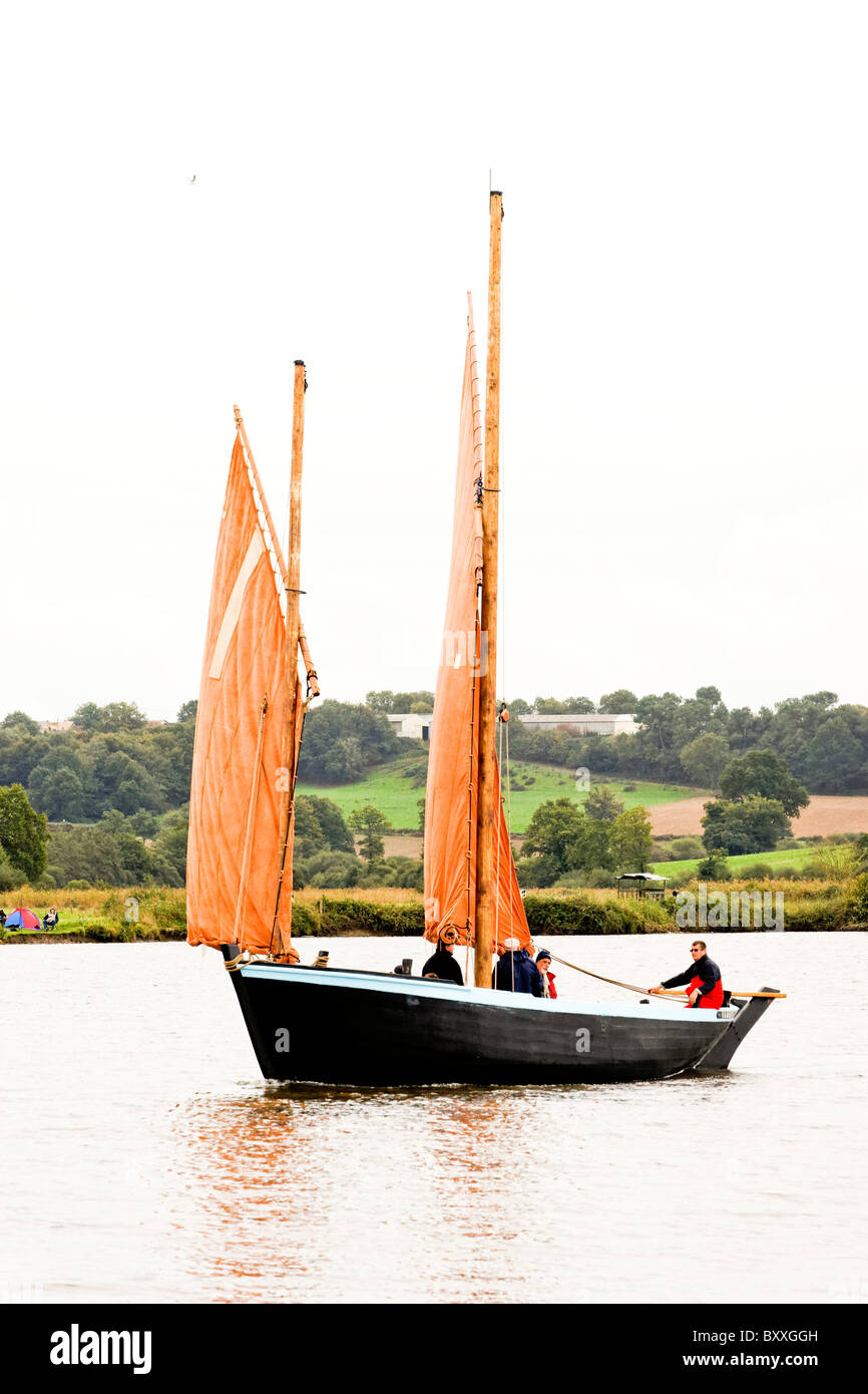 Gaff rigged boat hi-res stock photography and images - Alamy
