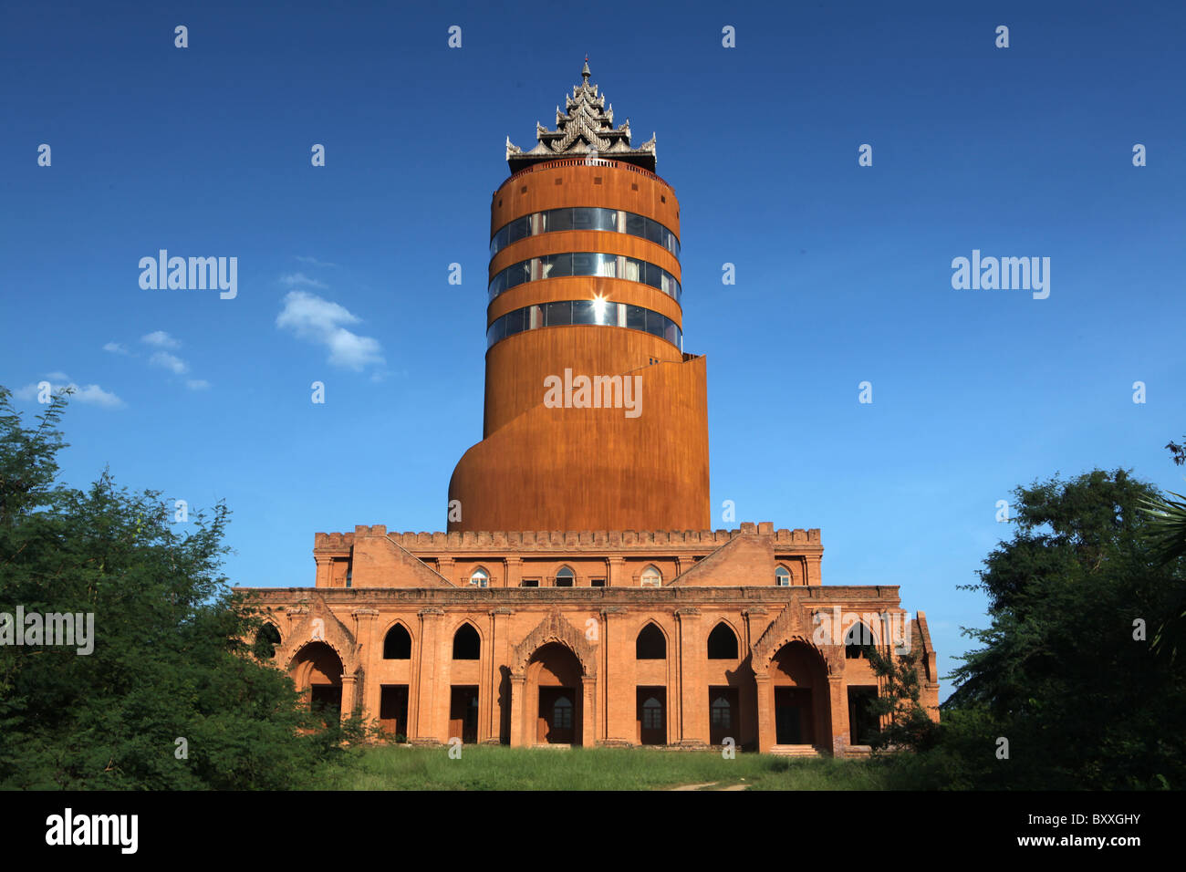 The Nan Myint Viewing or Observation Tower at Bagan, Myanmar. (Burma Stock Photo - Alamy