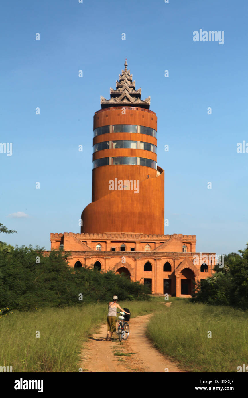 The Nan Myint Viewing or Observation Tower at Bagan, Myanmar. (Burma ...