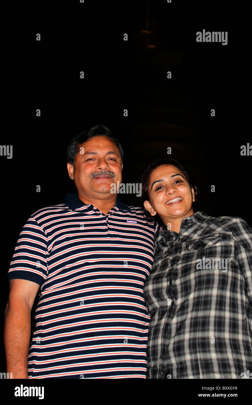 Happy Indian couple Stock Photo - Alamy