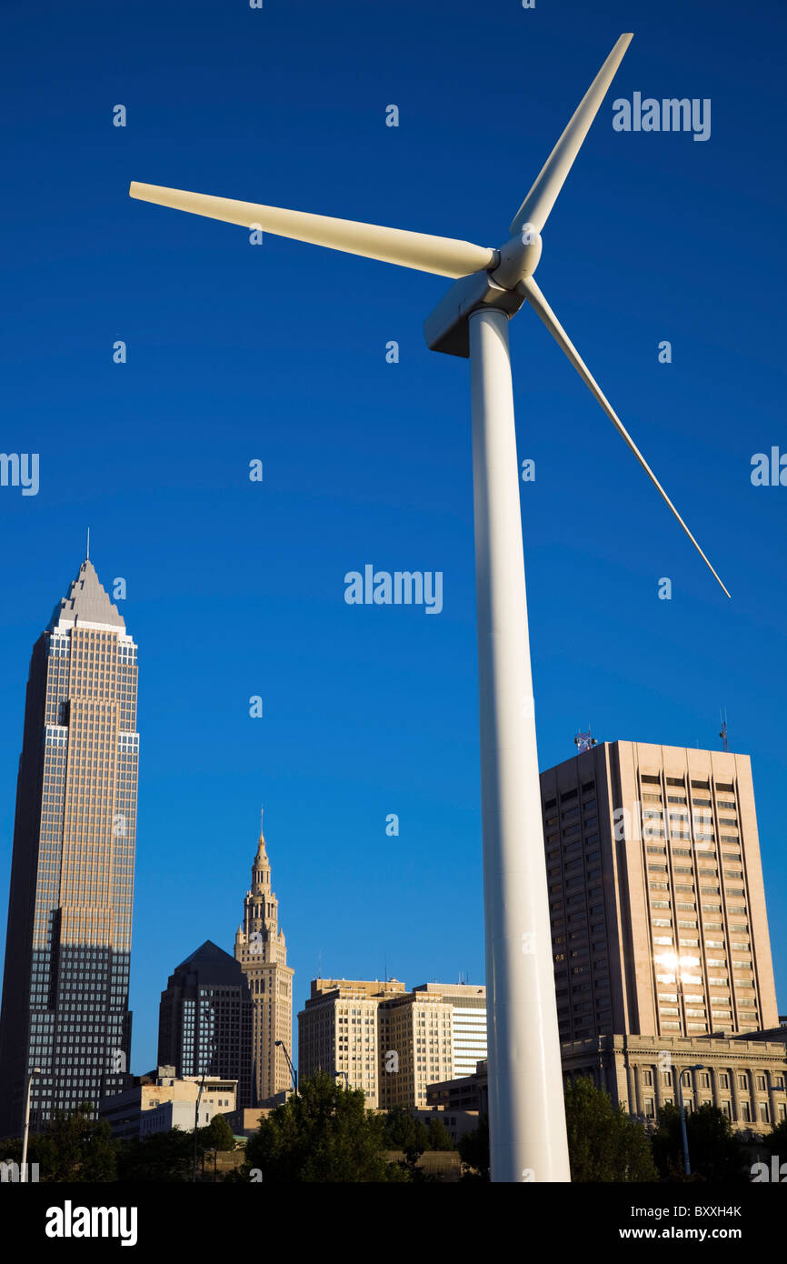 Cleveland wind turbine hi-res stock photography and images - Alamy