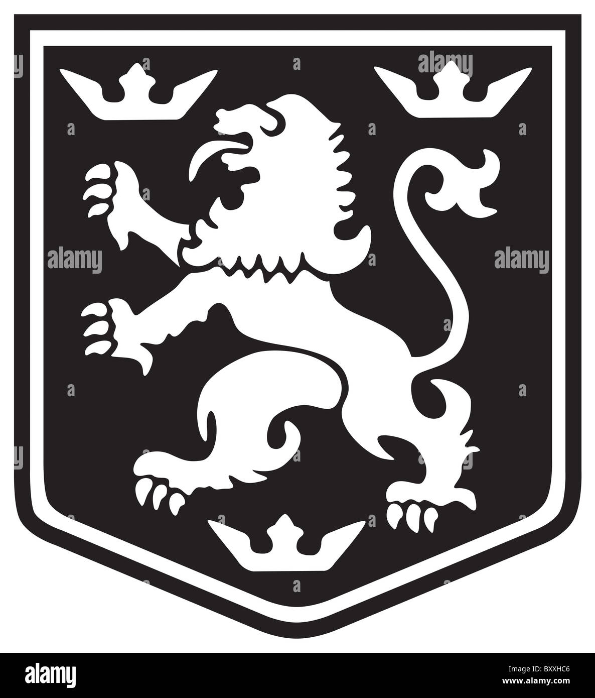 Medieval Lion Shield