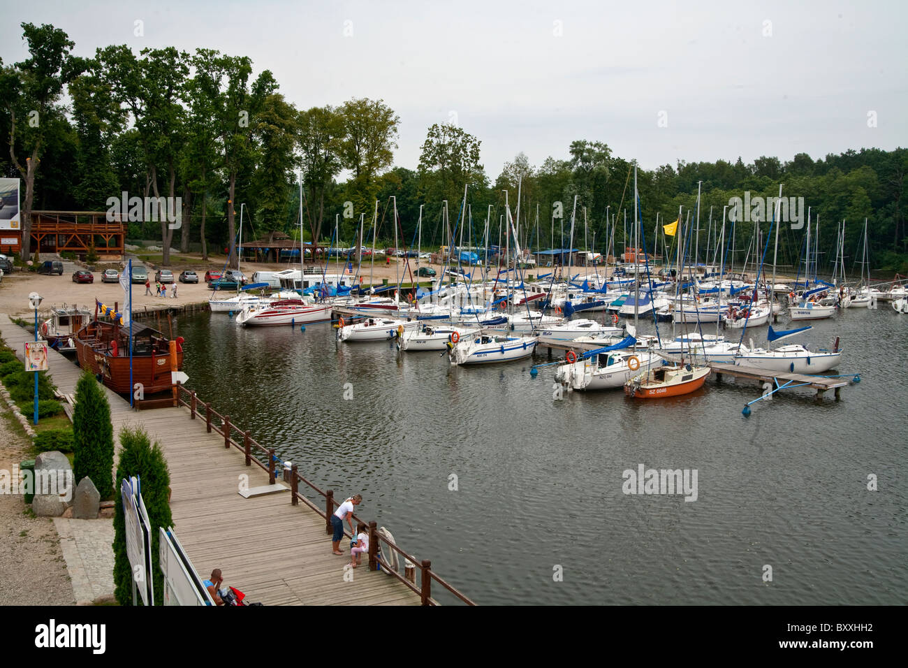Yacht Sailing Masuria Lake High Resolution Stock Photography and Images ...