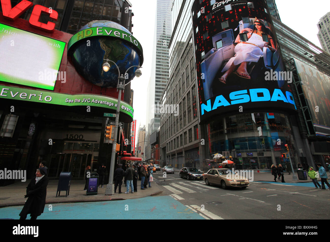 Billboards at New York Times Square, 2010 Stock Photo - Alamy
