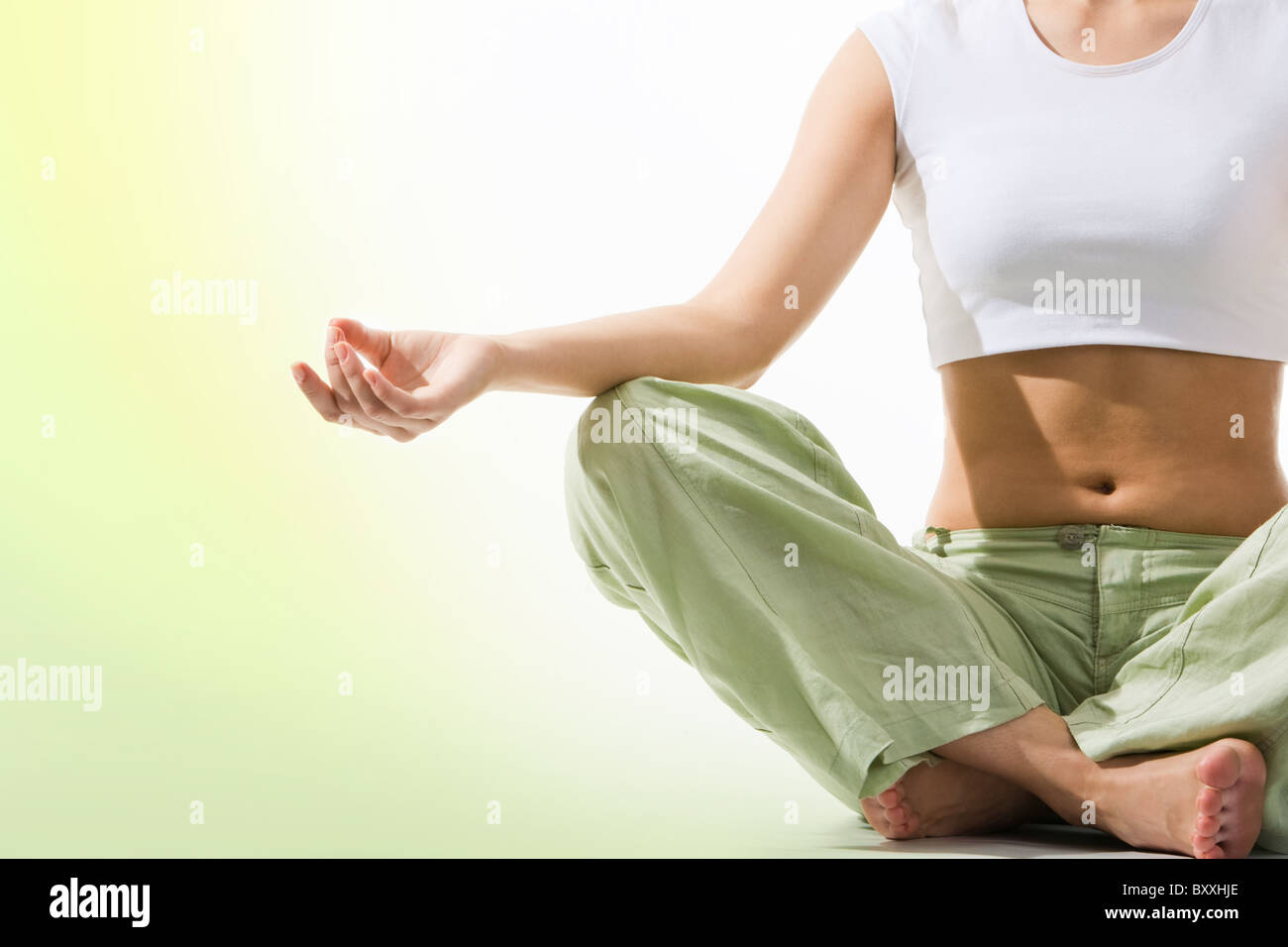 Female And Sitting Legs Crossed Closeup Stock Photos & Female And ...