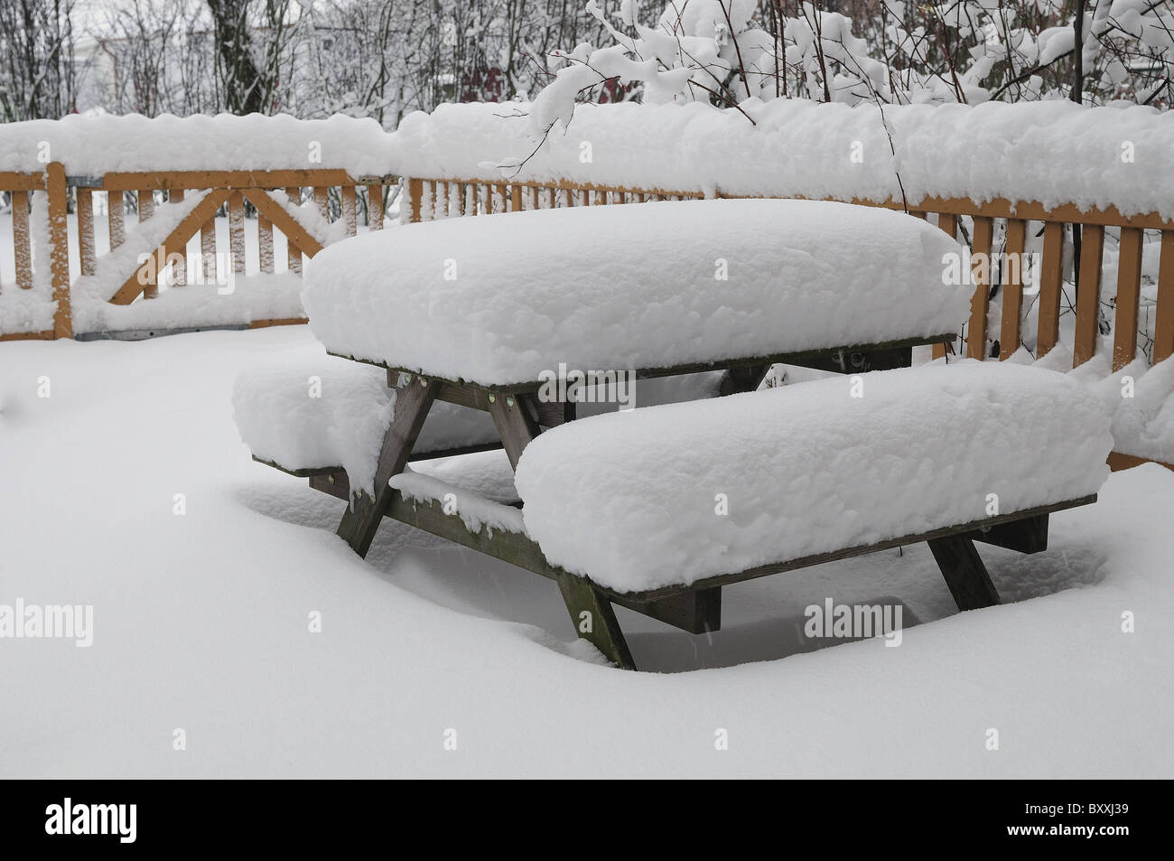 Beautiful winter in southern Sweden Stock Photo - Alamy