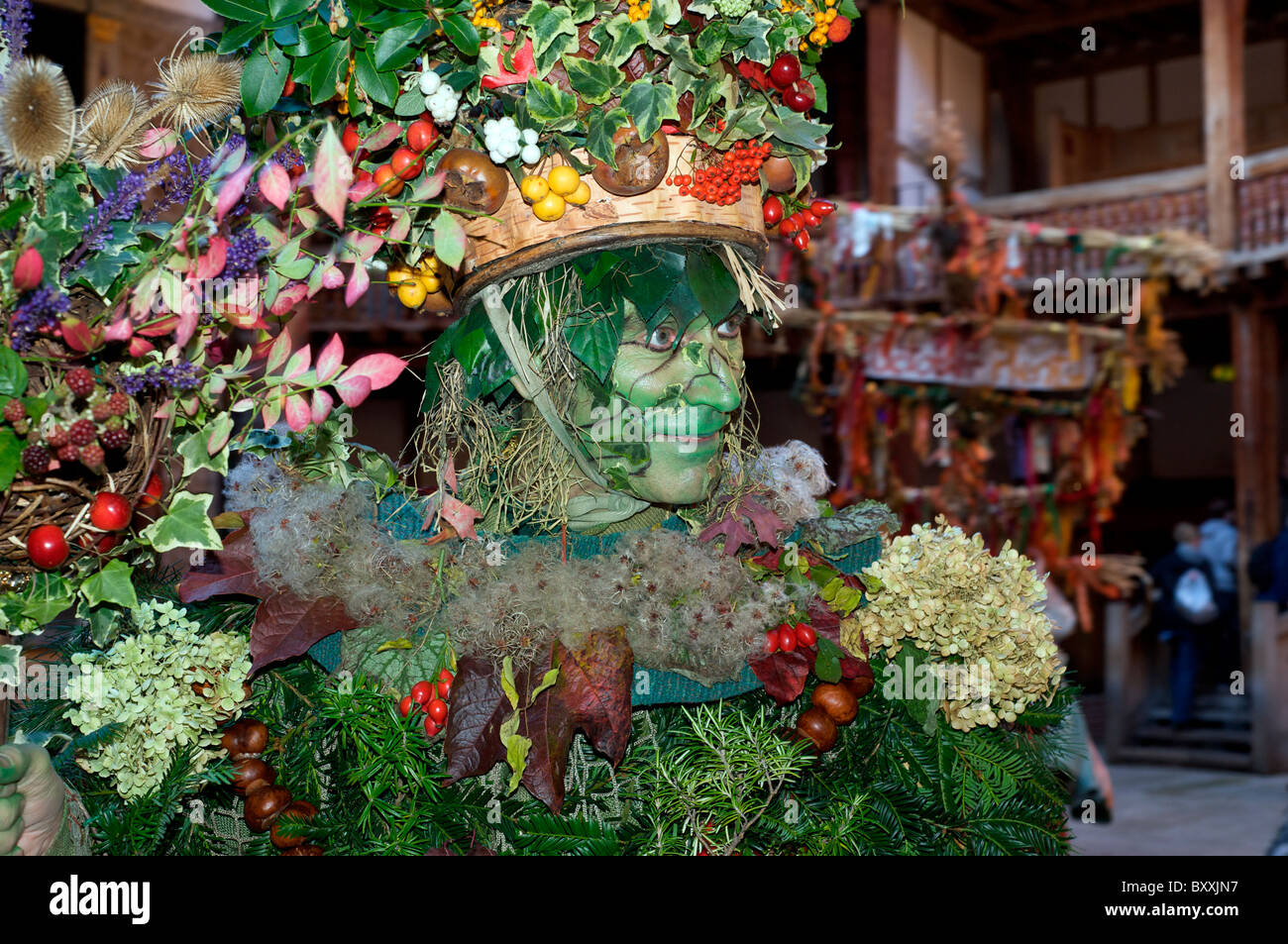The Holly Man at October Plenty, a harvest celebration on the South ...