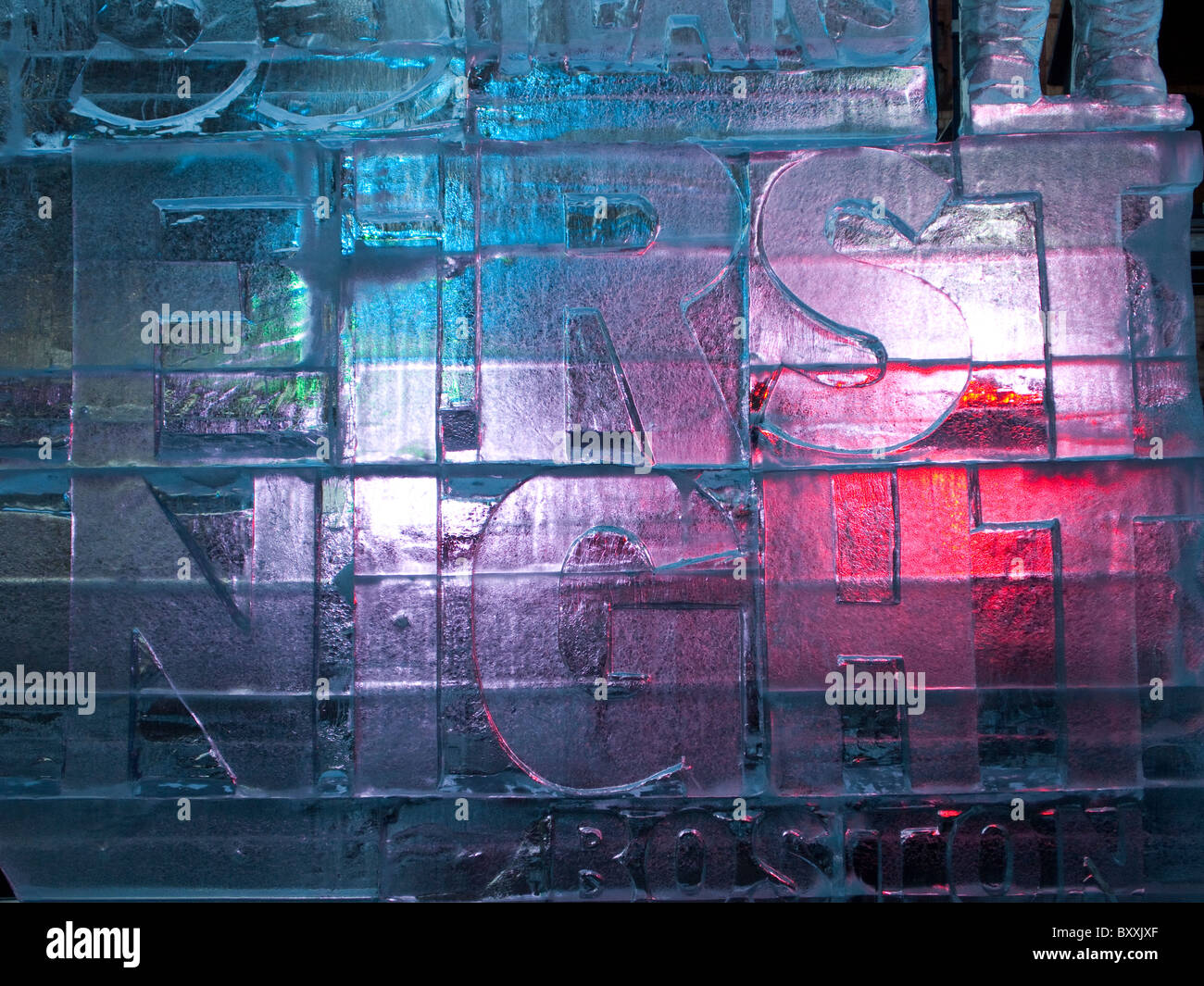 Boston ice sculpture hi-res stock photography and images - Alamy
