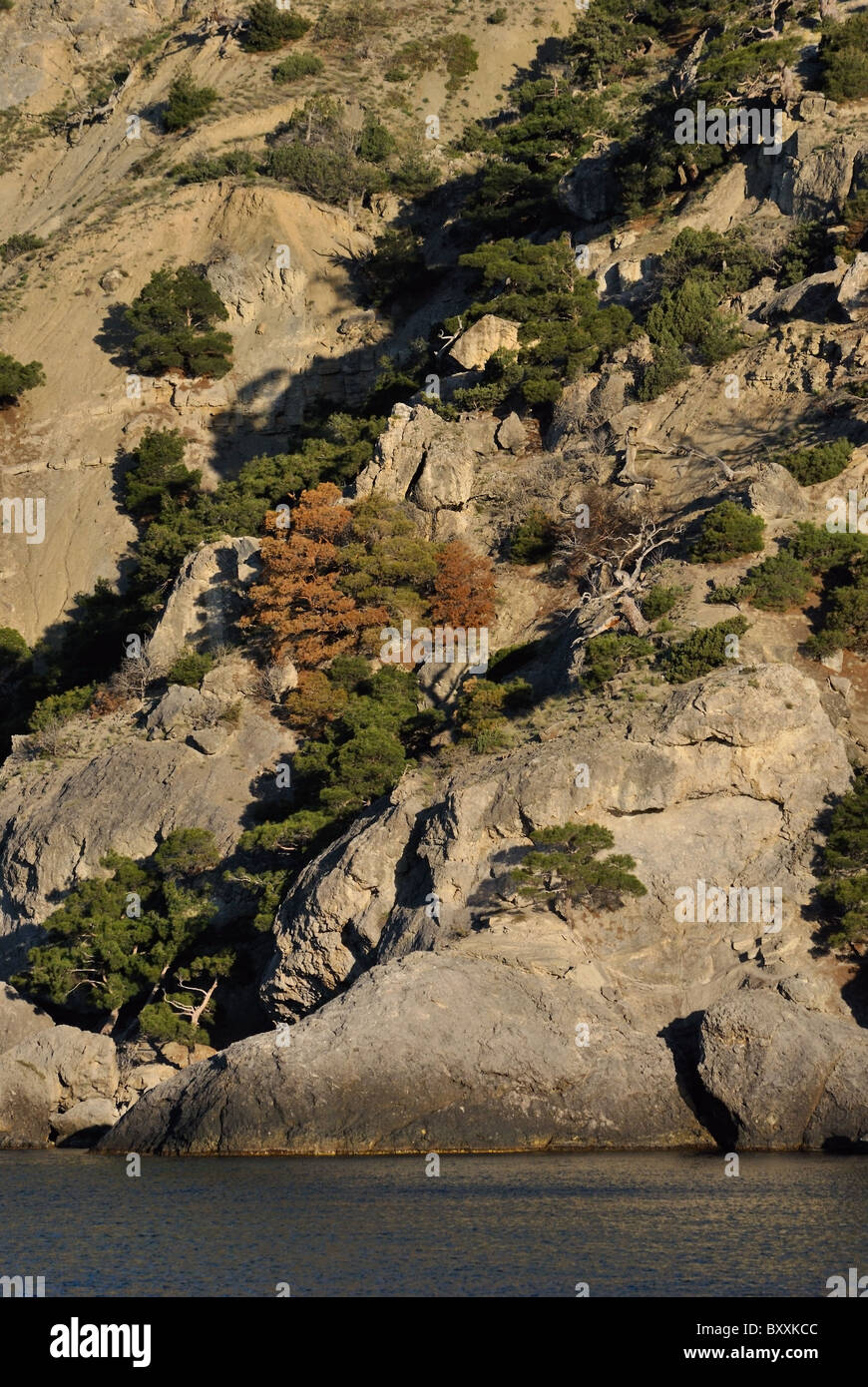 shoreline in Crimea. country Ukraine Stock Photo - Alamy