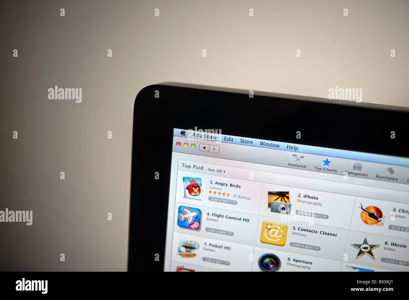 Apple Mac App Store Stock Photo - Alamy