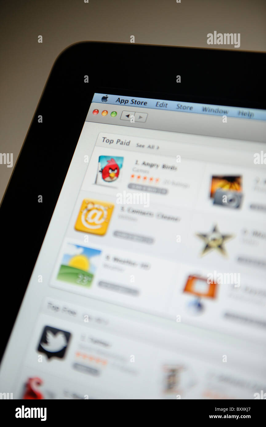 Apple Mac App Store Stock Photo - Alamy
