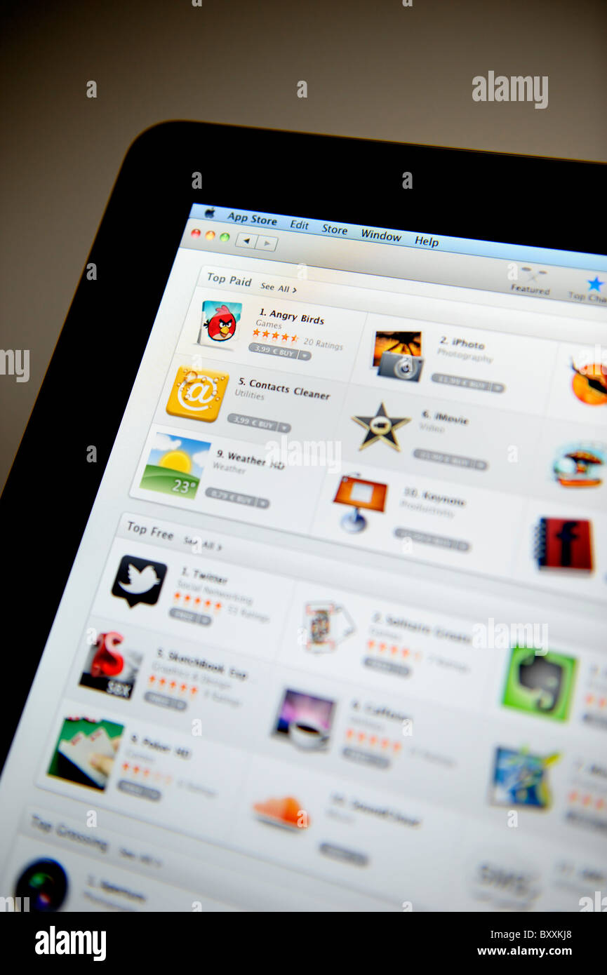 Apple Mac App Store Stock Photo - Alamy