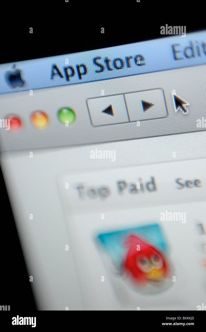 Apple Mac App Store Stock Photo - Alamy