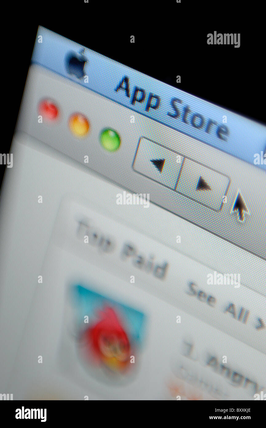 Apple Mac App Store Stock Photo - Alamy