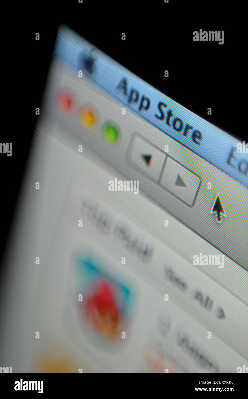Apple Mac App Store Stock Photo - Alamy
